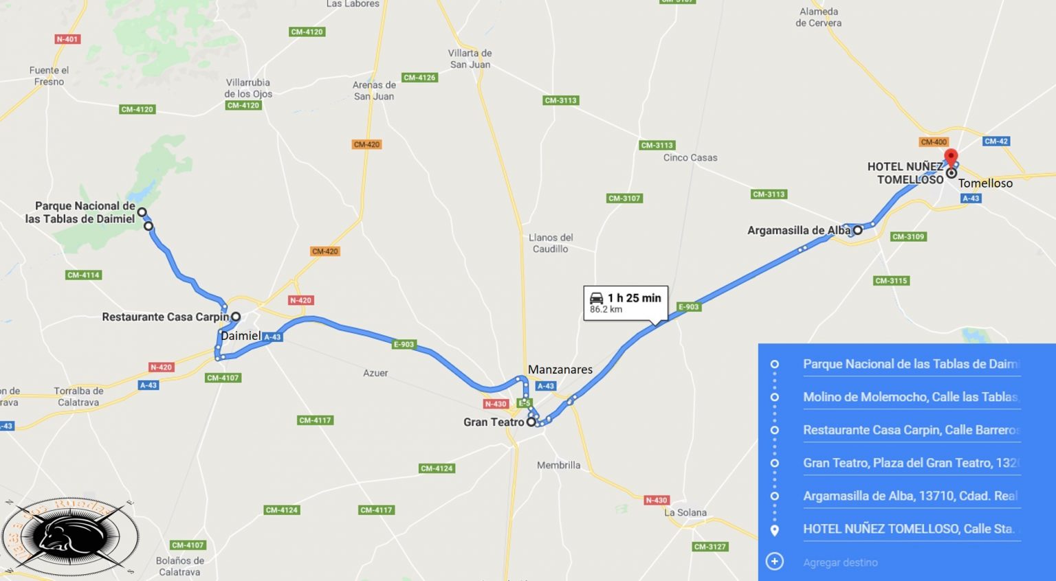 Tomelloso. Bodegas y chimeneas. - Viajes a dos Ruedas